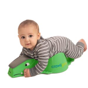 Crawligator Tummy Time Toy I Provides Mobility for Infants 4-12 Months I Early Childhood Dev (Green)