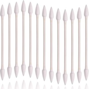 joyeah 800 pieces cotton swabs, double precision tips with paper stick, 4 packs, 200 pieces 1 pack (pointed shape)