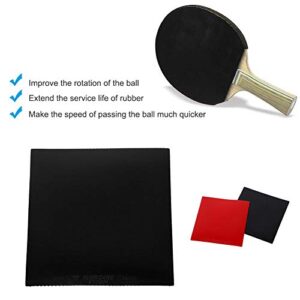 Ping Pong Rubber, Table Tennis Racket Rubber Ping Pong Sports Replacement Accessory(Black)