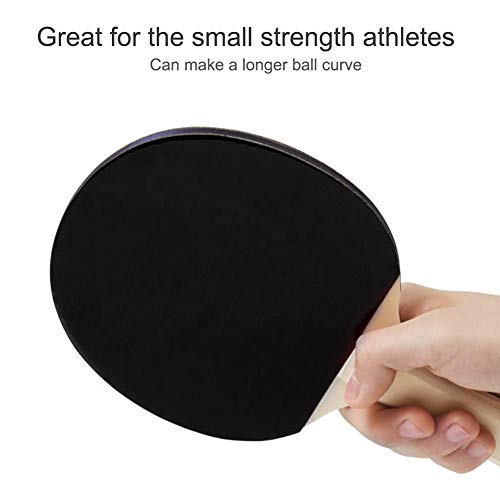 Ping Pong Rubber, Table Tennis Racket Rubber Ping Pong Sports Replacement Accessory(Black)