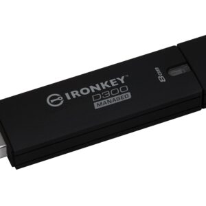 Kingston - IKD300SM/16GB - IronKey 16GB D300SM USB 3.1 Flash Drive - 16 GB - USB 3.1-256-bit AES - TAA Compliant