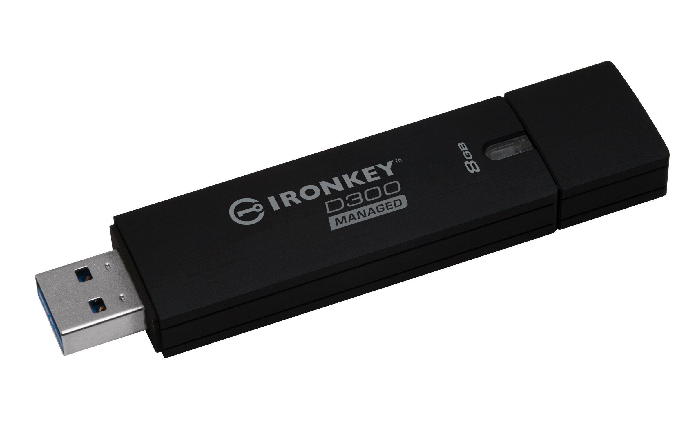 Kingston - IKD300SM/16GB - IronKey 16GB D300SM USB 3.1 Flash Drive - 16 GB - USB 3.1-256-bit AES - TAA Compliant