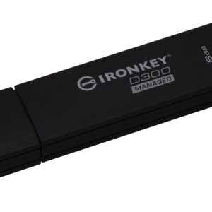 Kingston - IKD300SM/16GB - IronKey 16GB D300SM USB 3.1 Flash Drive - 16 GB - USB 3.1-256-bit AES - TAA Compliant