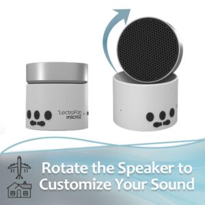 LectroFan Micro2 Non-Looping Sound Machine and Stereo Bluetooth Speaker with White Noise, Fan, and Ocean Sounds for Sleep, Relaxation, Privacy, Study, and Audio Streaming