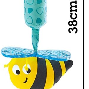 Hape Bumblebee Pram Rattle | Clip-On Rattle Pram Bassinet and Pushchair Baby Toy – Suitable for Newborns,Multicolor, L: 15, W: 1.8, H: 4.3 inch