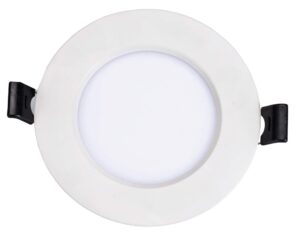 topaz lighting 77245 9w slim 4" dimmable slim recessed ceiling downlight color selectable, easy to install, save time and money, energy efficient led lighting