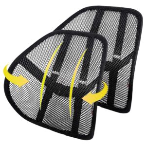 kingphenix lumbar support (2 pack) with breathable mesh, suit for car, office chair