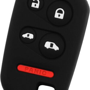 KeyGuardz Keyless Entry Remote Car Key Fob Outer Shell Cover Soft Rubber Protective Case for Honda Odyssey E4EG8DN, OUCG8D-440H-A