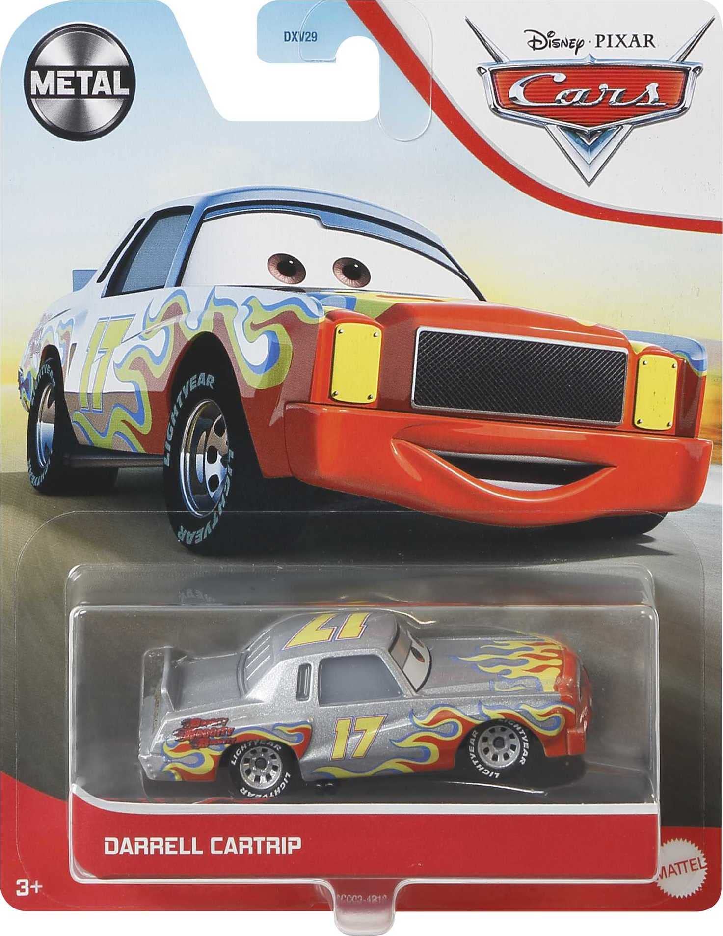 Disney and Pixar Cars Darrell Cartrip, Miniature, Collectible Racecar Automobile Toys Based on Cars Movies, for Kids Age 3 and Older