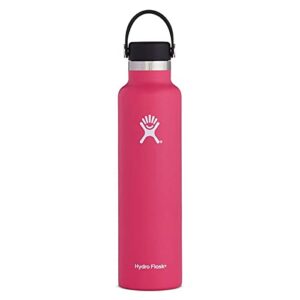 hydro flask water bottle - standard mouth flex lid - 24 oz, watermelon