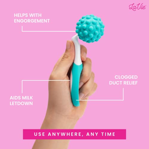 LaVie 5-in-1 Lactation Massager Roller, Manual Massage Roller, Breastfeeding Tool to Improve Milk Flow, Discomfort, Breast Massage, Medical Grade