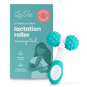 lavie 5-in-1 lactation massager roller, manual massage roller, breastfeeding tool to improve milk flow, discomfort, breast massage, medical grade