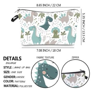 Jom Tokoy Makeup Bag Cosmetic Bag Travel Makeup Bag Dinosaur (Dinosaur)