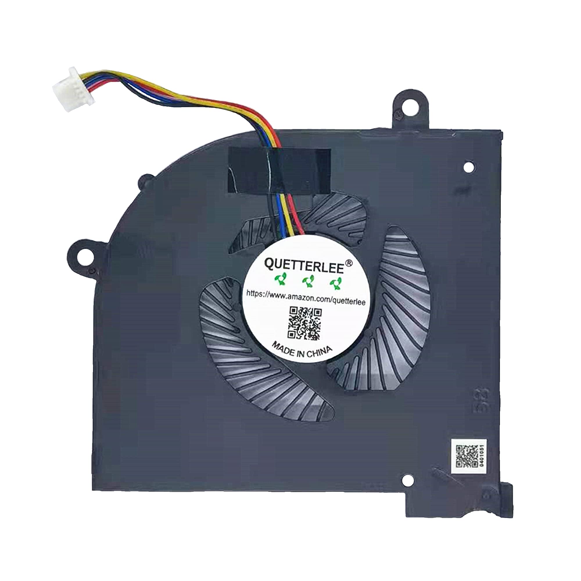 QUETTERLEE Replacement New Laptop CPU Cooling Fan for MSI GS65 GS65VR WS65 P65 MS-16Q1 MS-16Q2 MS-16Q3 MS-16Q4 MS-16Q5 Series 16Q2-CPU-CW CPU Fan