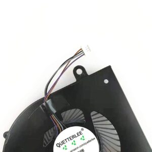 QUETTERLEE Replacement New Laptop CPU Cooling Fan for MSI GS65 GS65VR WS65 P65 MS-16Q1 MS-16Q2 MS-16Q3 MS-16Q4 MS-16Q5 Series 16Q2-CPU-CW CPU Fan