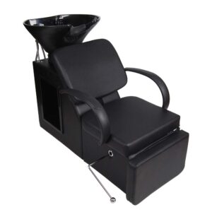 polar aurora adjustable shampoo barber backwash chair salon&spa barber chair abs plastic bowl sink unit station beauty spa salon equipment