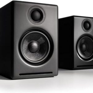 Audioengine A2 Plus Wireless Bluetooth Desktop Speakers - 60W Computer Speakers for Music and Gaming