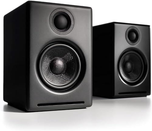 Audioengine A2 Plus Wireless Bluetooth Desktop Speakers - 60W Computer Speakers for Music and Gaming