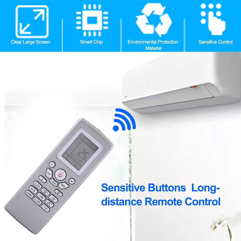 Replacement Remote Control Controller for Air-Conditioning Yt1f Yt1ff Yt1f1 Yt1f2 Yt1f3 Yt