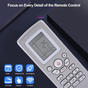 Replacement Remote Control Controller for Air-Conditioning Yt1f Yt1ff Yt1f1 Yt1f2 Yt1f3 Yt