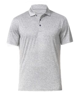 men's alpha dry fit golf polo shirt - light grey, xxl, regular fit