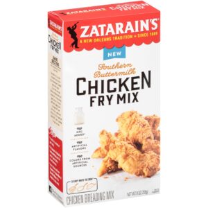 zatarain's southern buttermilk chicken fry mix, 9 oz