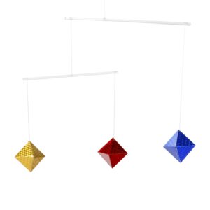 montessori octahedron moblie montessori inspired mobile visual mobiles