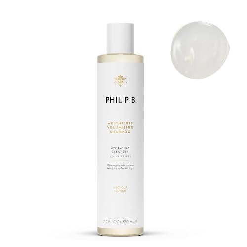 PHILIP B Weightless Volumizing Hair Shampoo 7.4 oz. (220 ml) | Removes Oil and Product Build-Up, Extra Body and Lushness