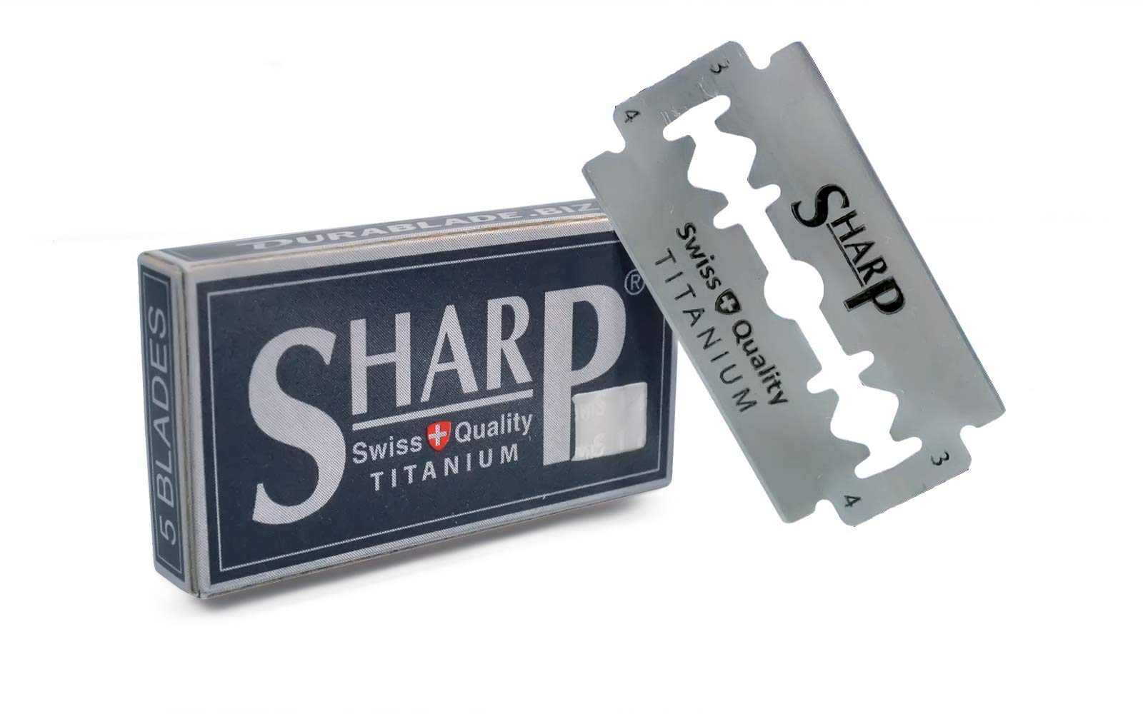 Durablade 100 Sharp Titanium Double Edge Razor Blades For Safety Razor - Men's Safety Razor Blades For Shaving For Men For A Smooth And Clean Shave (1 Year Supply)