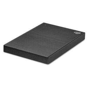 Seagate STHN2000400 Backup Plus Slim 2TB External Hard Drive Portable HDD - Black USB 3.0 for PC Laptop and Mac, 1 Year Mylio Create, 2 Months Adobe CC Photography