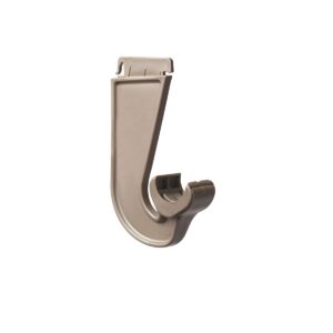 closet culture by knape & vogt 3 in. champagne nickel snap-in closet hook