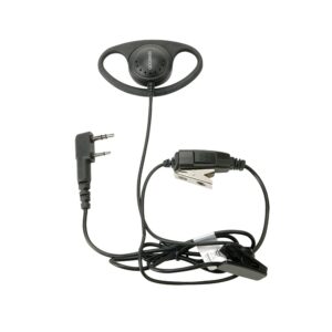 jvc kenwood khs-27a d-ring style headset for tk-2400,2402,3400,3402 and nx series radios