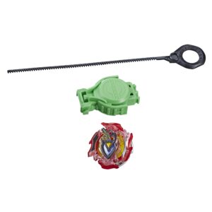 beyblade burst slingshock rip fire starter pack z achilles a4: battling light-up top with right/left-spin launcher, age 8+