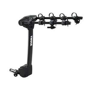 thule apex xt hanging hitch bike rack, carries 4 bikes, perfect for traveling with multiple bikes - quick, tool-free installation, suitable for a wide variety of bike sizes and frame styles