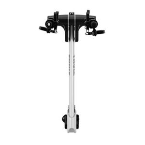 Thule Helium Pro Hanging Bike Rack - Carries 2 Bikes - Lightweight Hitch Bike Rack - Fits 2" and 1.25" receivers - Quick Tool-Free Installation - Tilts for Trunk Access - 75lb Load Capacity