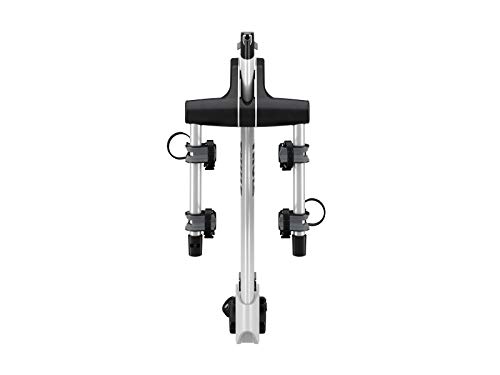 Thule Helium Pro Hanging Bike Rack - Carries 2 Bikes - Lightweight Hitch Bike Rack - Fits 2" and 1.25" receivers - Quick Tool-Free Installation - Tilts for Trunk Access - 75lb Load Capacity