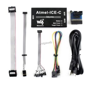 compatible powerful atmel-ice mcu avr sam xmega programmer debugger on-chip debug supports jtag awire pdi debugwire swd tpi spi interface original atmel-ice-pcba inside @xygstudy