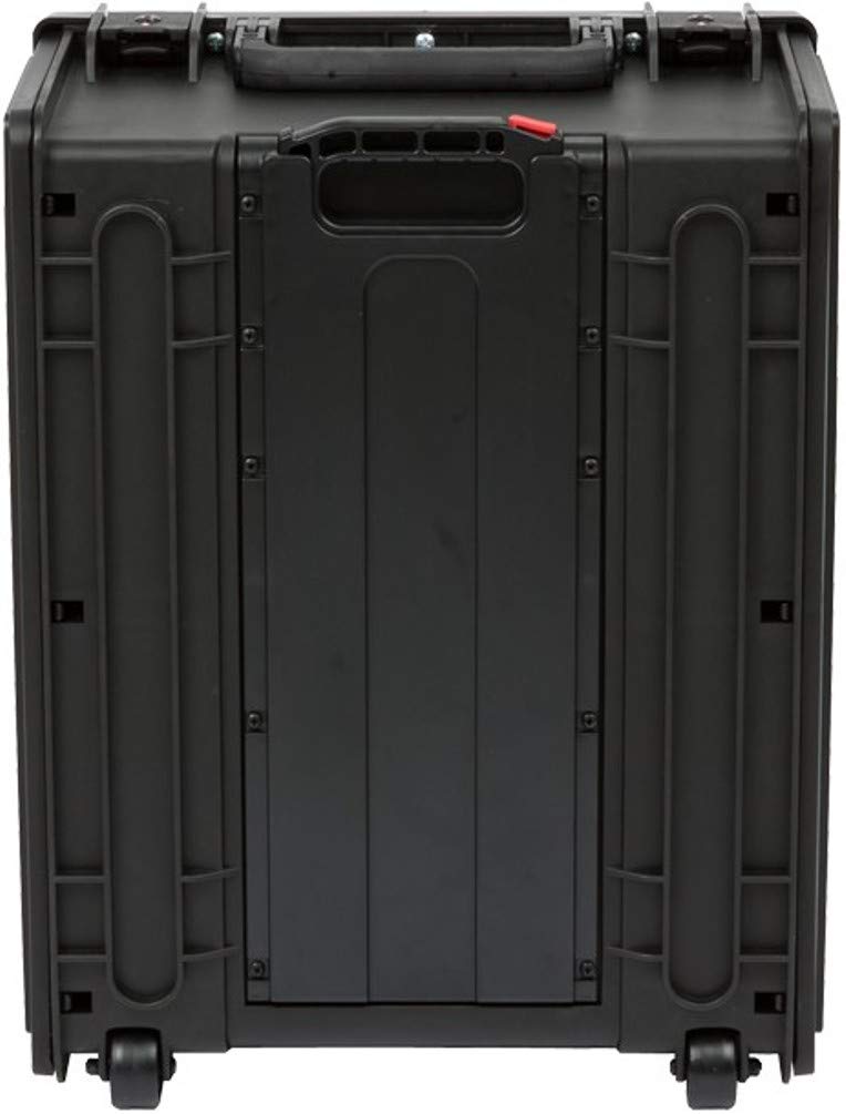 SKB Injection Molded 4U ISeries Studio Flyer Rack Case with Handle and Wheels