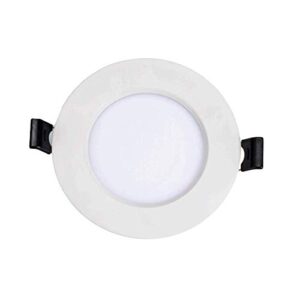 topaz 77247 6" 12w round led slim recessed downlight - 2700k/3000k/4000k