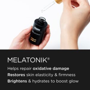 ISDIN Melatonik, Overnight Recovery Anti-Aging Benefits Night Serum, 3-in-1 Repairs, Restores and Brightens with Melatonin, Bakuchiol, Vitamin C…