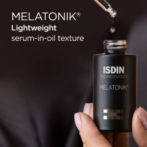 ISDIN Melatonik, Overnight Recovery Anti-Aging Benefits Night Serum, 3-in-1 Repairs, Restores and Brightens with Melatonin, Bakuchiol, Vitamin C…