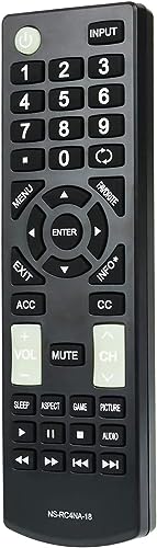 Universal NS-RC4NA-18 Remote Control Replacement for All Insignia TVs