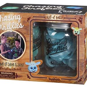 Toysmith Chasing Fireflies Kids Game - The Game of Shine & Seek - Interactive Games for Kids - Indoor & Outdoor Game - for Ages 3+, Blue,Green