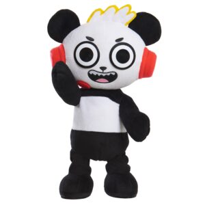 ryan's world combobunga panda feature plush, kids toys for ages 3 up by just play