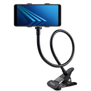 agoz cell phone holder gooseneck mount, lazy clamp clip flexible phone stand for office desk bed iphone 15 pro max, iphone 14, 13, 12, 11 xs xr, samsung galaxy s24 s23 s22 s21 ultra note 20 10 a54 a14