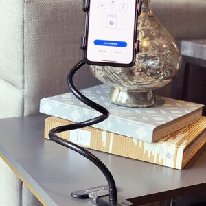 Agoz Cell Phone Holder Gooseneck Mount, Lazy Clamp Clip Flexible Phone Stand for Office Desk Bed iPhone 15 Pro MAX, iPhone 14, 13, 12, 11 XS XR, Samsung Galaxy S24 S23 S22 S21 Ultra Note 20 10 A54 A14