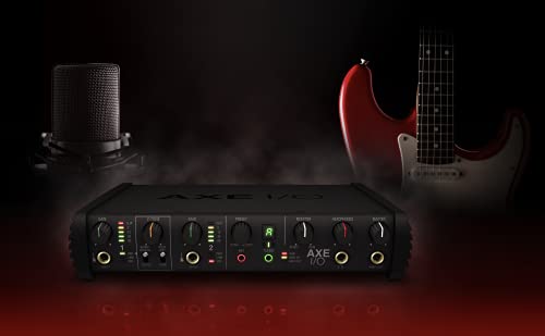 IK Multimedia AXE I/O premium 2-in 5-out 24-bit, 192 kHz USB audio interface for Mac/PC with advanced guitar tone shaping, Hi-Z re-amp out and massive AmpliTube and TONEX software bundle