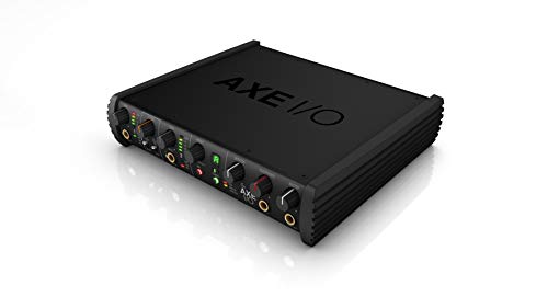 IK Multimedia AXE I/O premium 2-in 5-out 24-bit, 192 kHz USB audio interface for Mac/PC with advanced guitar tone shaping, Hi-Z re-amp out and massive AmpliTube and TONEX software bundle