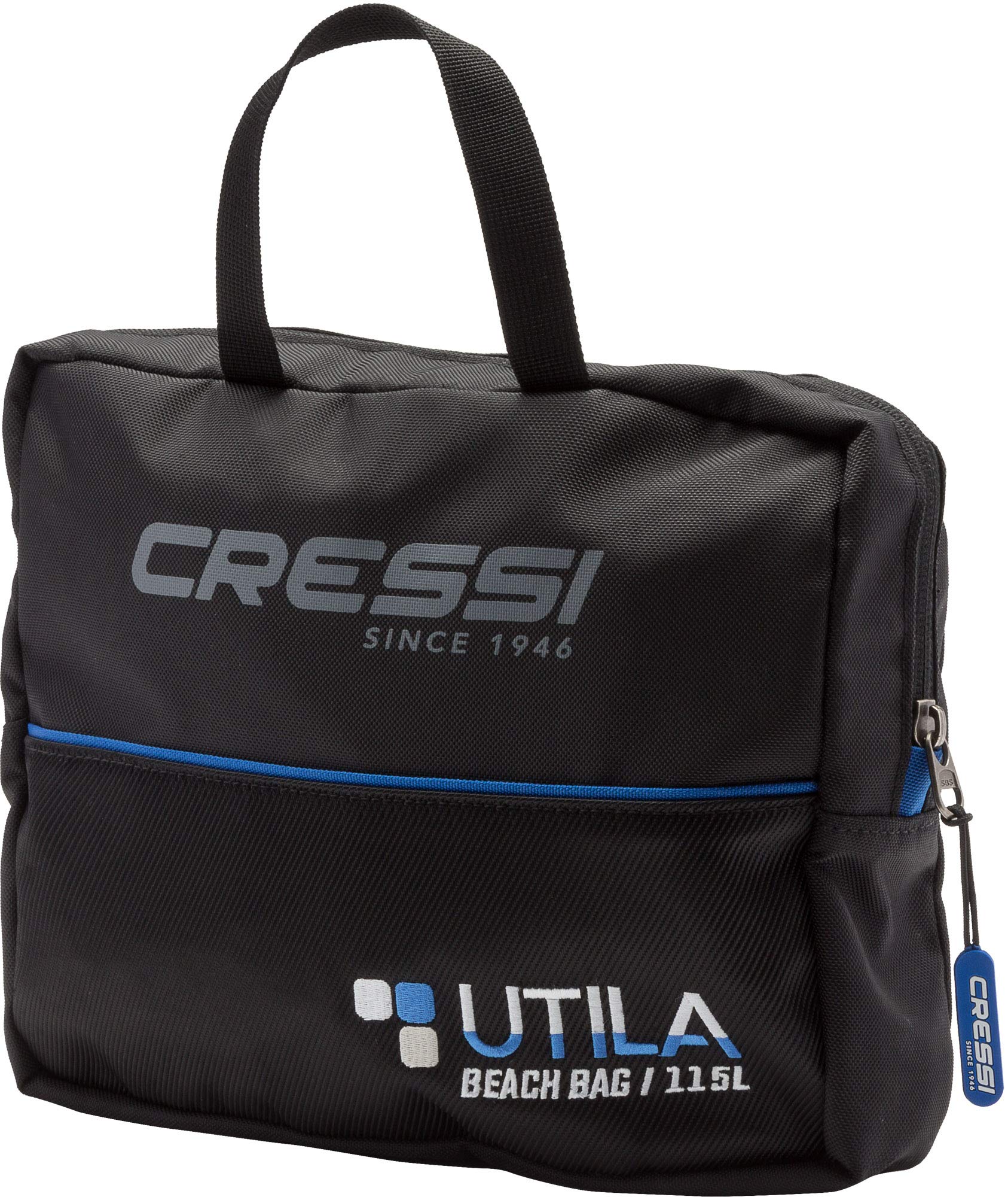 Cressi Heavy Duty Mesh Backpack 85 liters Capacity for Snorkeling, Water Sport Gear | Utila: designed in Italy, Black, One Size (UB937000)