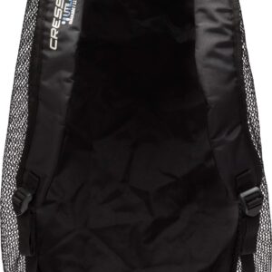 Cressi Heavy Duty Mesh Backpack 85 liters Capacity for Snorkeling, Water Sport Gear | Utila: designed in Italy, Black, One Size (UB937000)